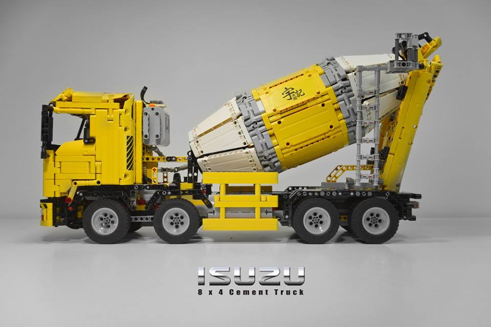 My LEGO Bricks: FULLY RC -- ISUZU FY 系列 8X4 田螺車!