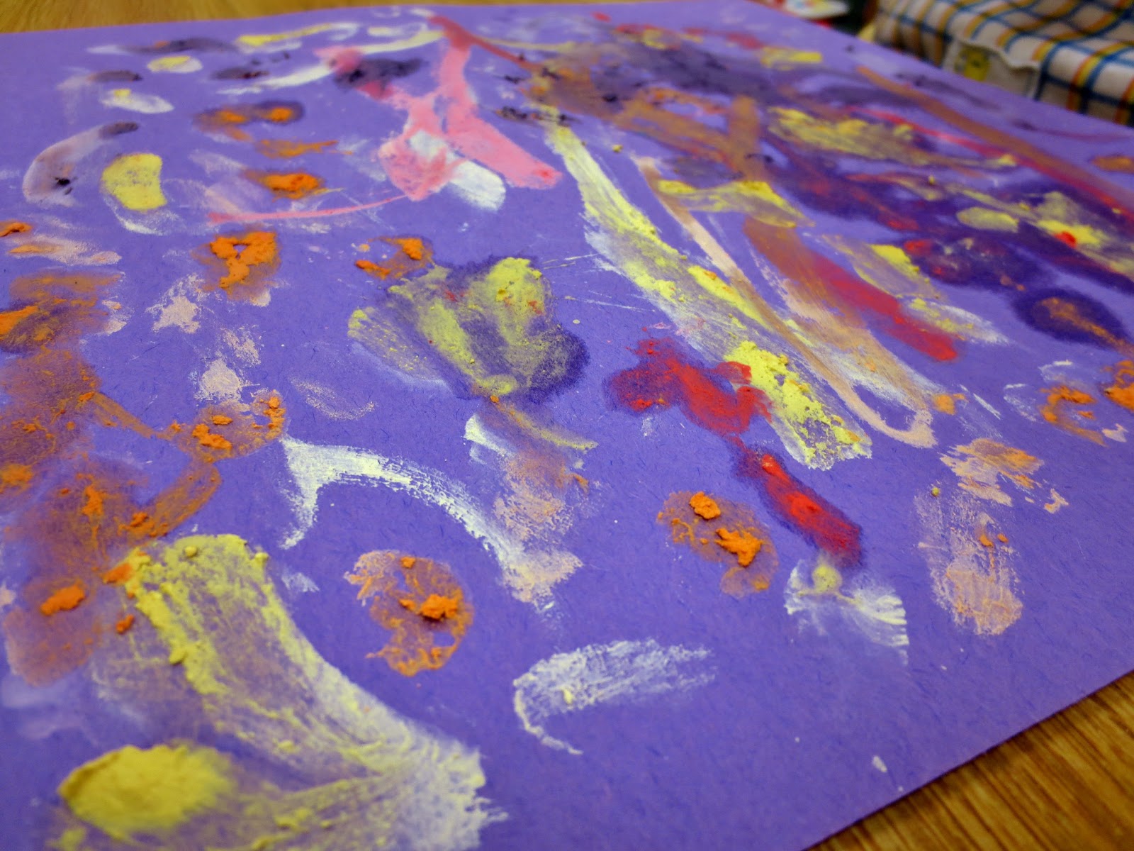 Princesses, Pies, & Preschool Pizzazz: Wet Chalk Painting