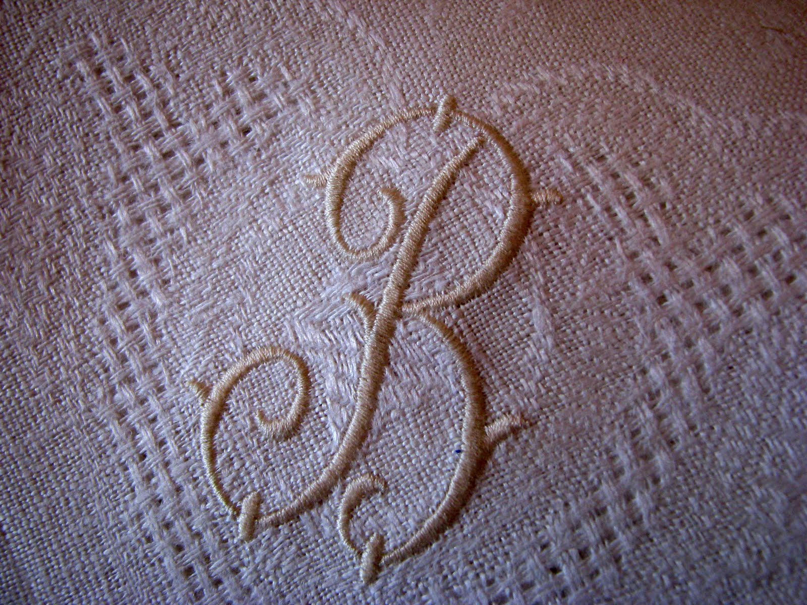 Creative Journeys: I love Embroidered Monograms!