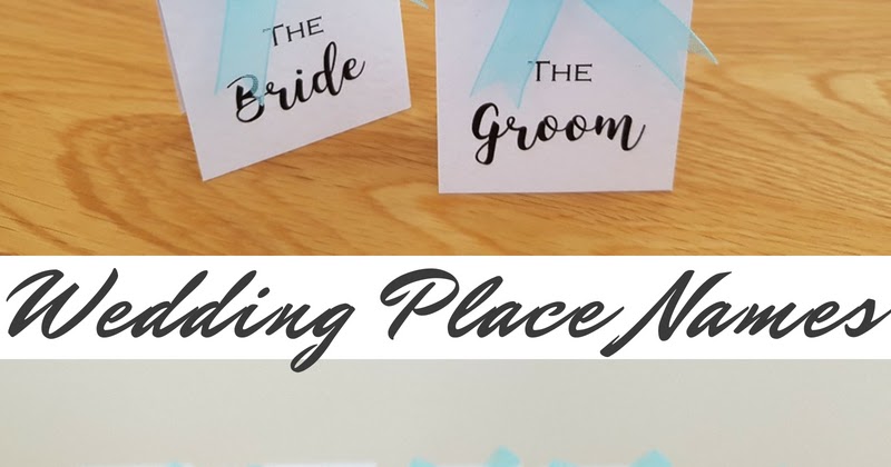 A Playful Stitch: DIY Wedding Place Names and Menus