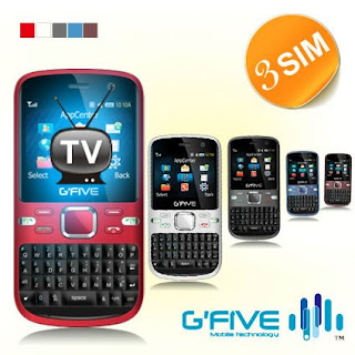 GFive I350 Triple SIM Mobile with QWERTY Keypad Features | Mobile phone