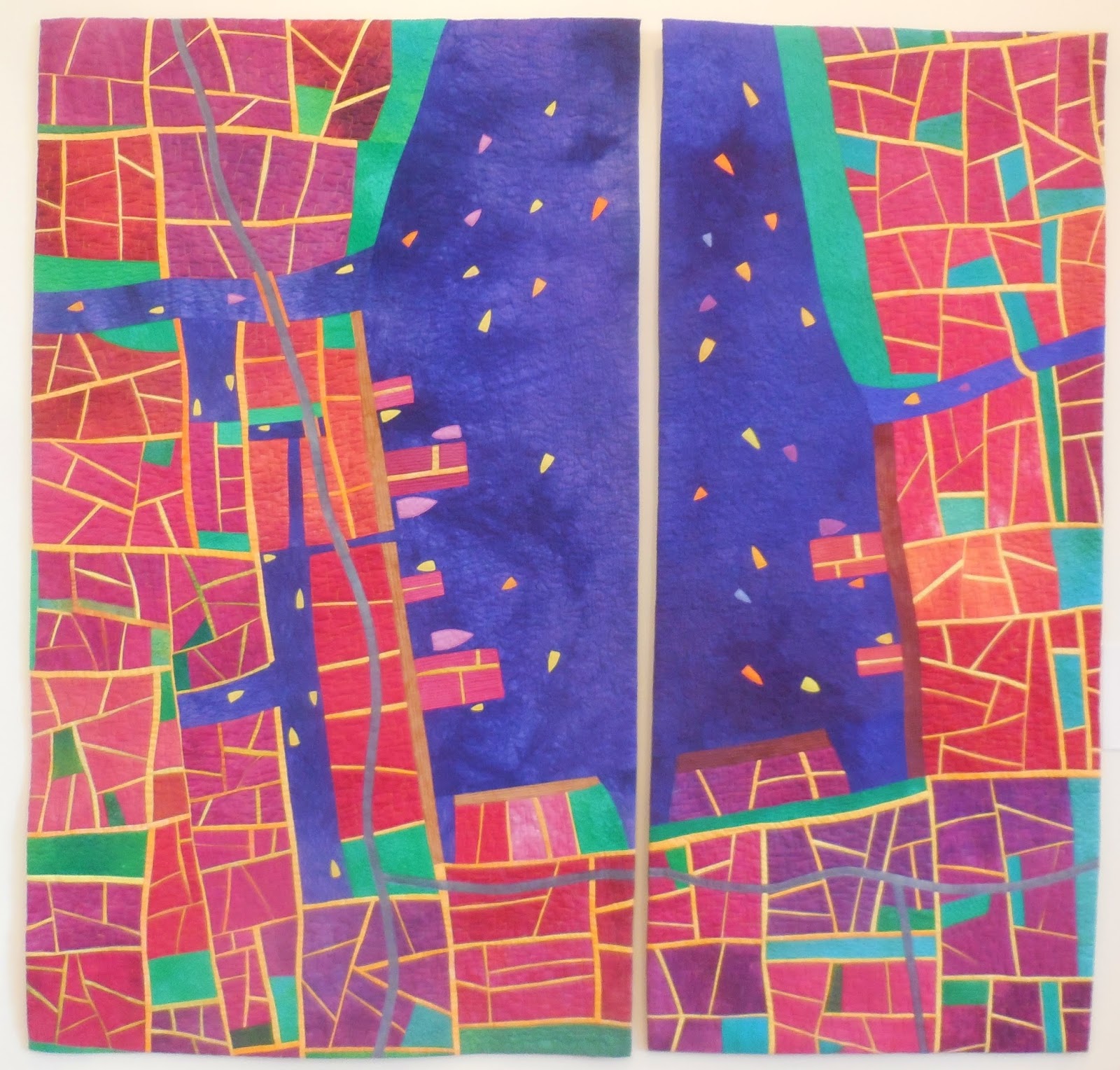 Art With a Needle: Art Quilt Elements 4 -- maps