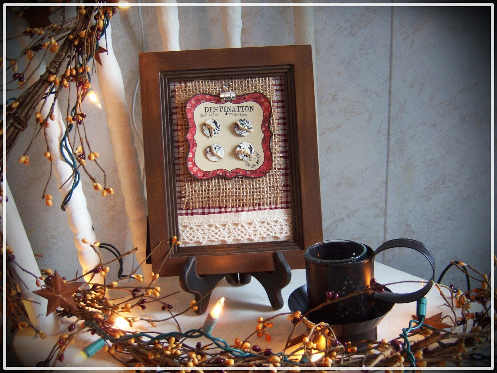 Shoregirl's Creations: Primitive Picture Frames