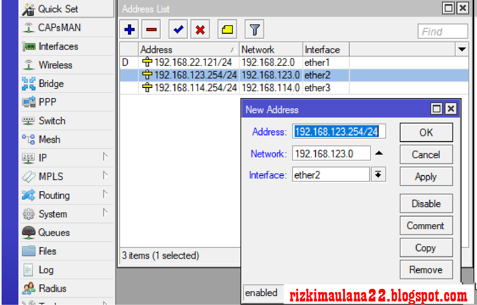 Membuat DHCP Server pada Mikrotik