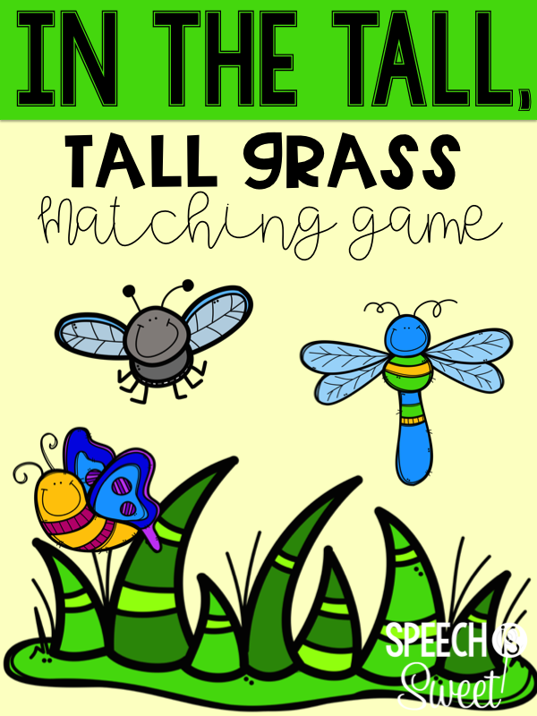 In the Tall, Tall Grass Freebie! - Speech is Sweet