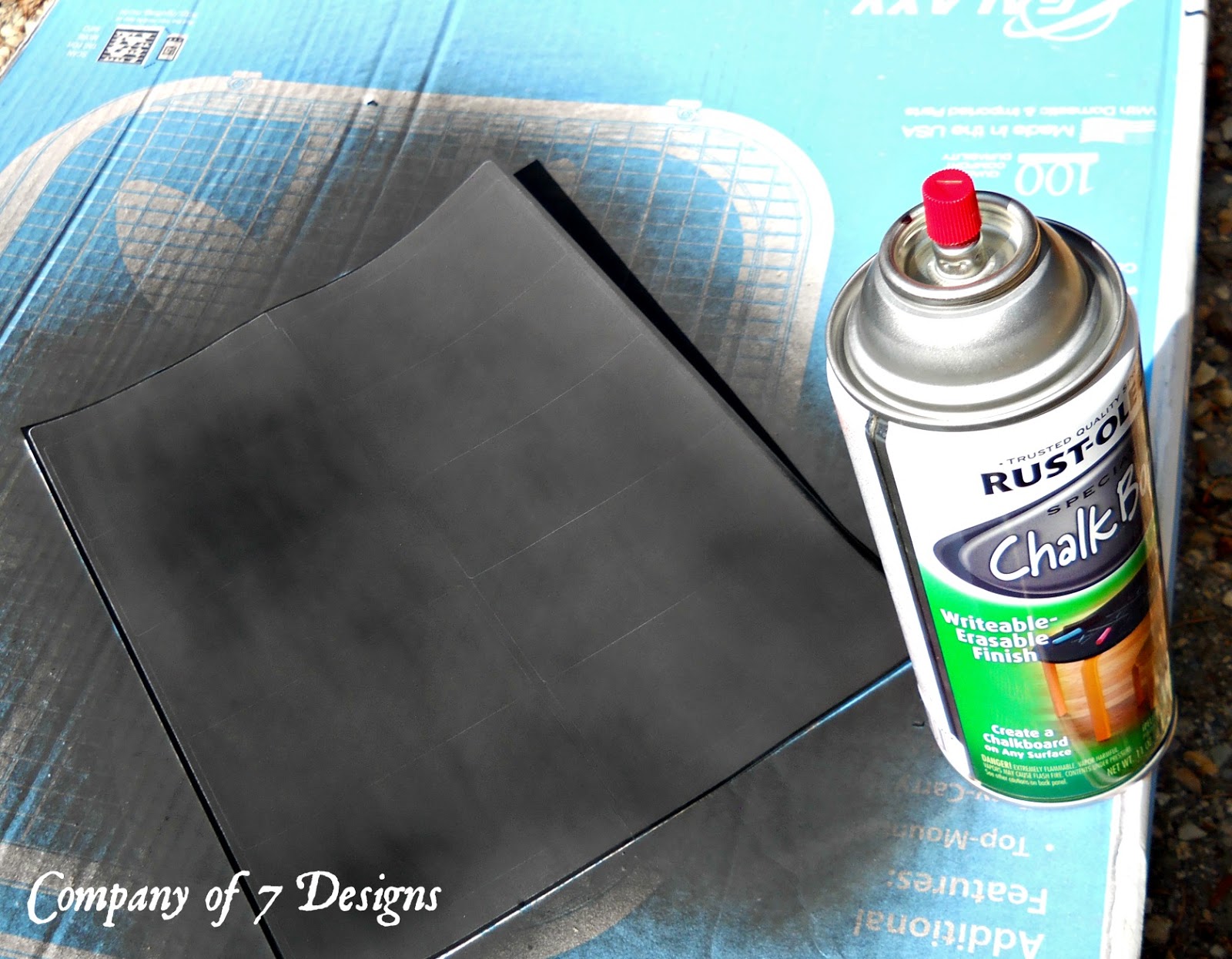 Company of 7 Designs: Chalk Paint Label Tutorial