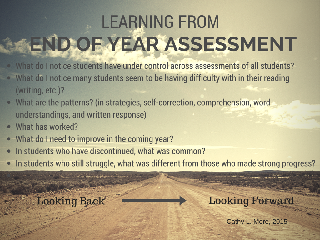 Reflect & Refine: Building a Learning Community: End of Year Assessment ...