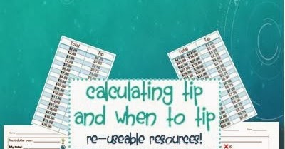 Teaching Students how to Tip at Restaurants {special education ...