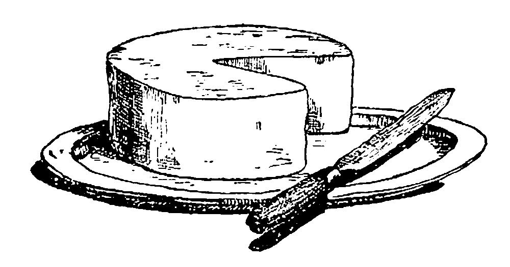 Digital Stamp Design: Free Cheese Platter Plate Image Food Tray Download