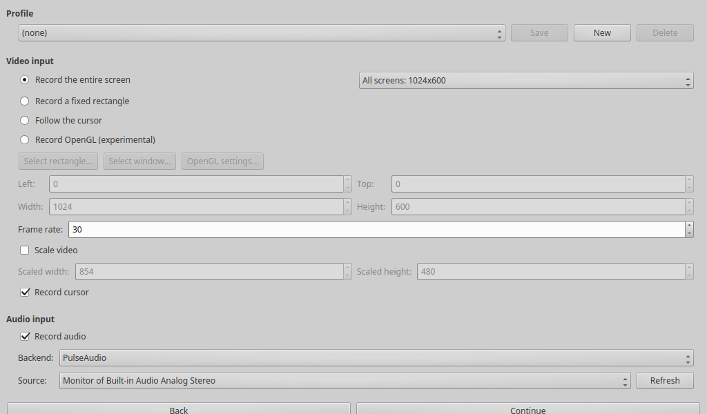 Tampilan Konfigurasi 1