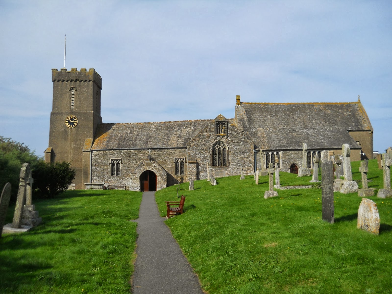 St Carantoc's church in Crantock, near Newquay in Cornwall. My ...