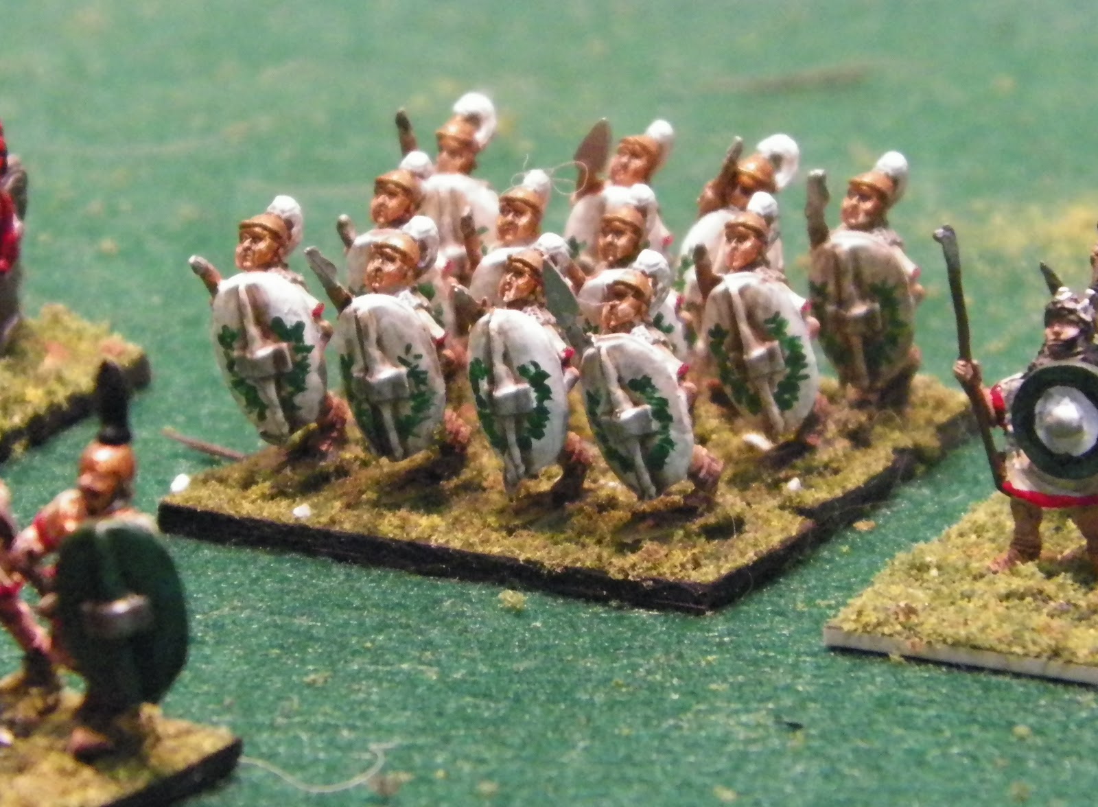OvertheMountain Miniatures: "The Green Legion" --Polybian Romans II/33