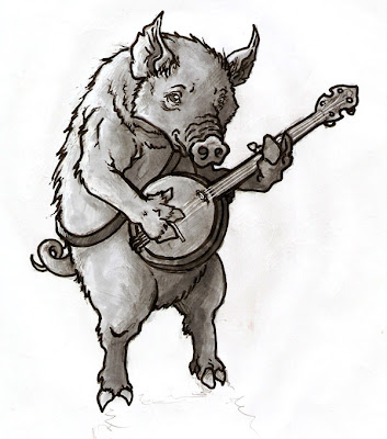 Dueling Banjo Pigs: Jared Salmond: Dueling Banjo Pig