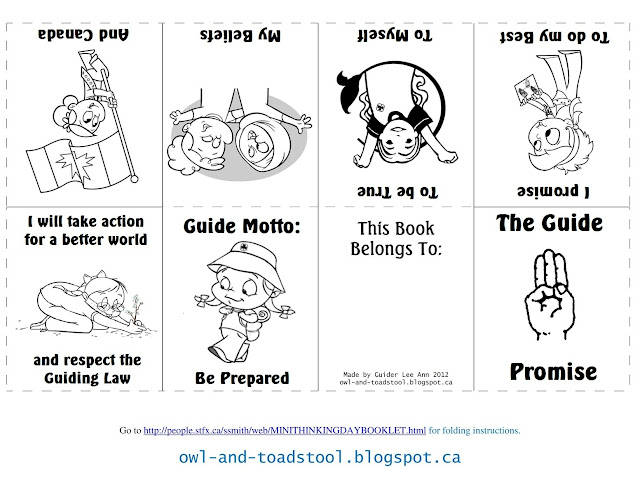 Owl & Toadstool: Guides Promise Mini book