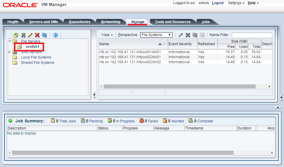 Oracle Linux とその周辺のもの: Oracle VM Manager 3.3.3 での Storage Repository 作成。