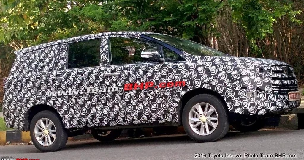 2015 Next Generation Toyota Innova spied in India - Automobile Planet