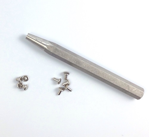 How to Rivet a Leather Bracelet Using Compression Rivets / The Beading Gem