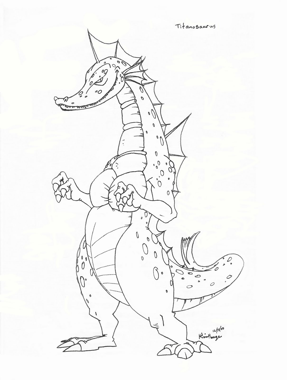 Godzilla Coloring Pages Titanosaurus