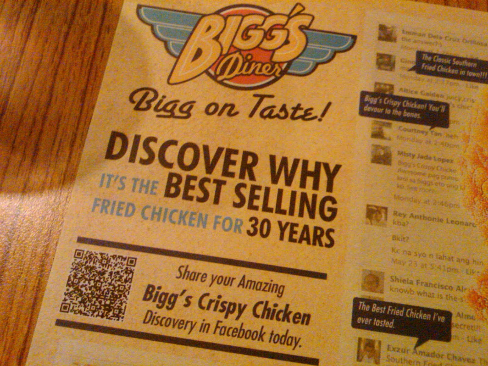 Taste Bud Speaks: Bigg's Chicken and Kebab Meal