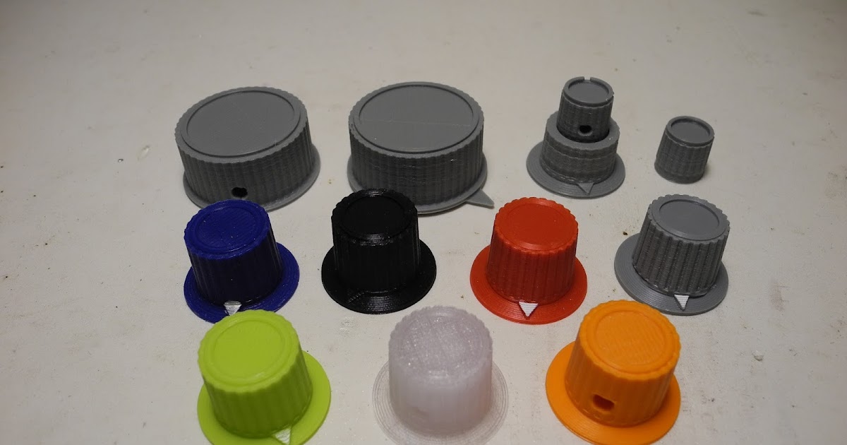 Jeff Tranter's Blog: 3D Printing Heathkit Knobs