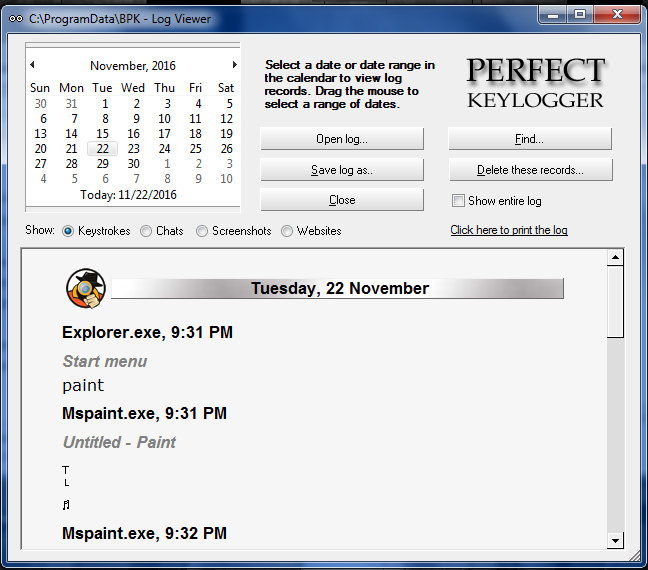 Hacking dengan Keylogger di windows