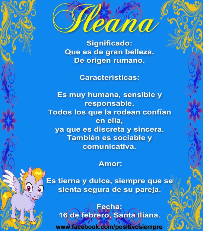 Busca el significado de tu nombre en hermosas targetitas