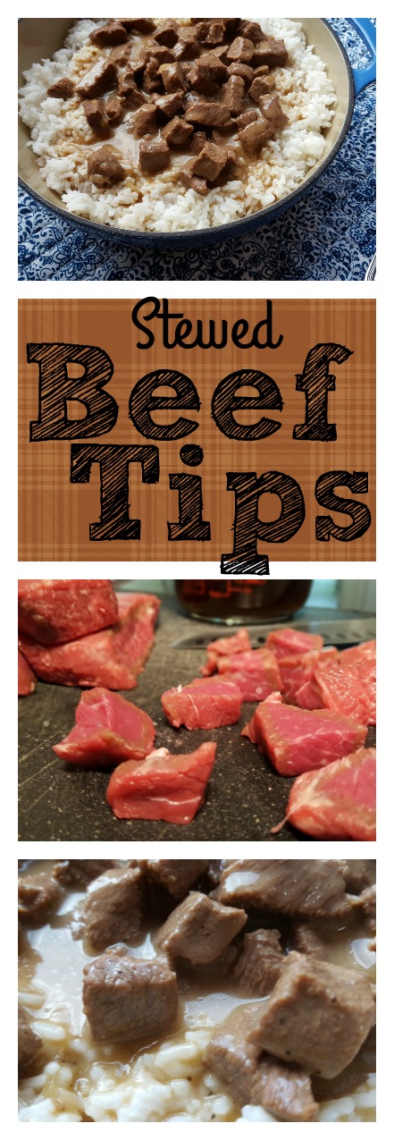 Stewed Beef Tips and Rice - Julias Simply Southern
