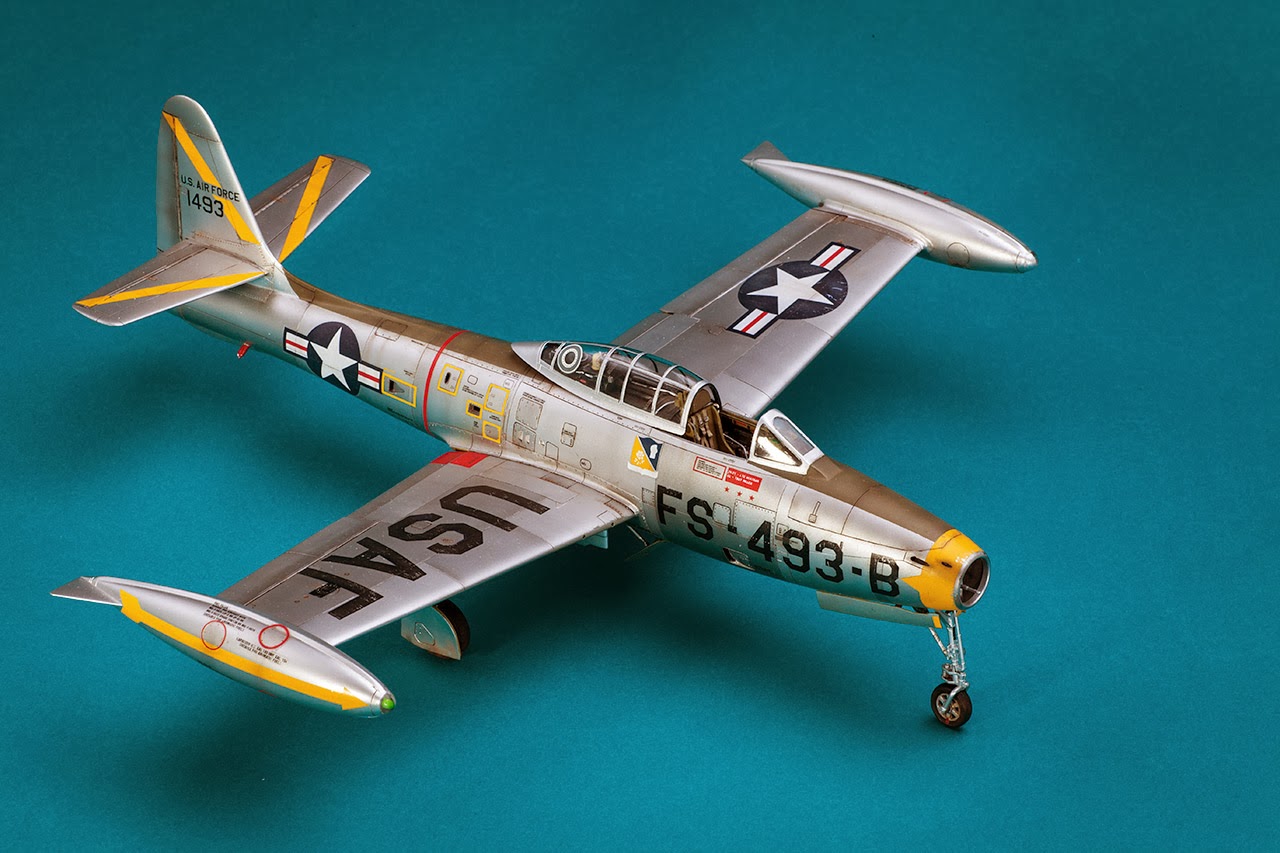 Istvan Michalko's scale models: Republic F-84G Thunderbirds - Tamiya, 1/48