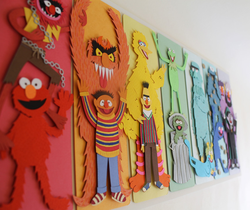 Jared Andrew Schorr: Muppets and Post Its
