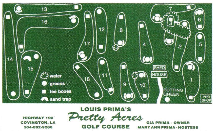 Tammany Family: Louis Prima's Pretty Acres Golf Club