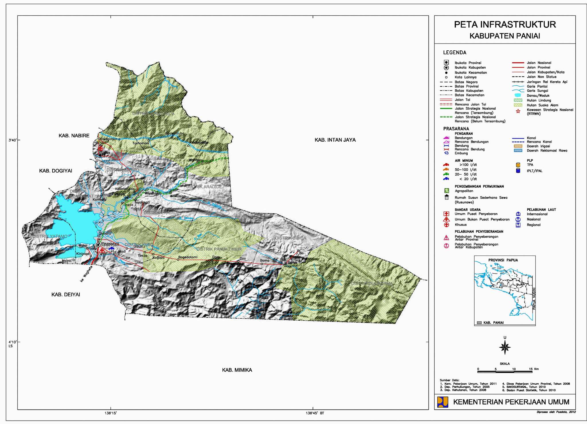 Peta Kabupaten Paniai