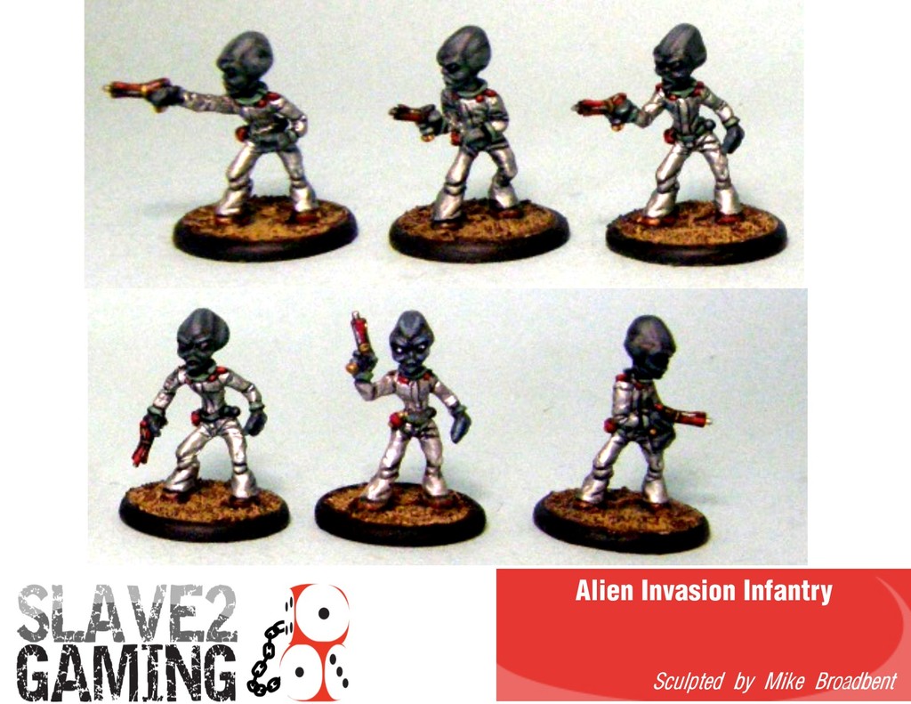 Wargame News and Terrain: Slave 2 Gaming: Alien Invasion Miniature ...