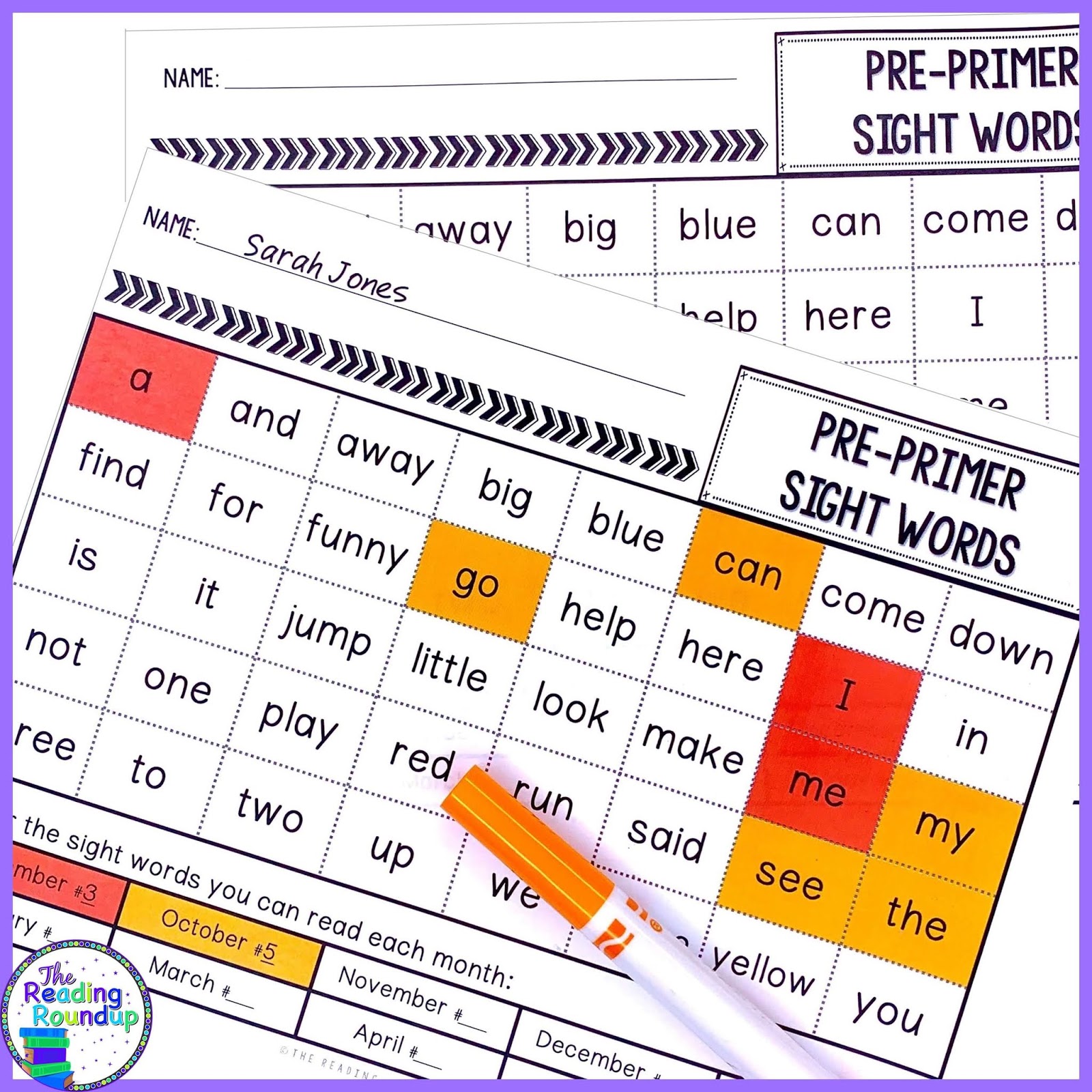 The Reading Roundup: Sight Word Assessment
