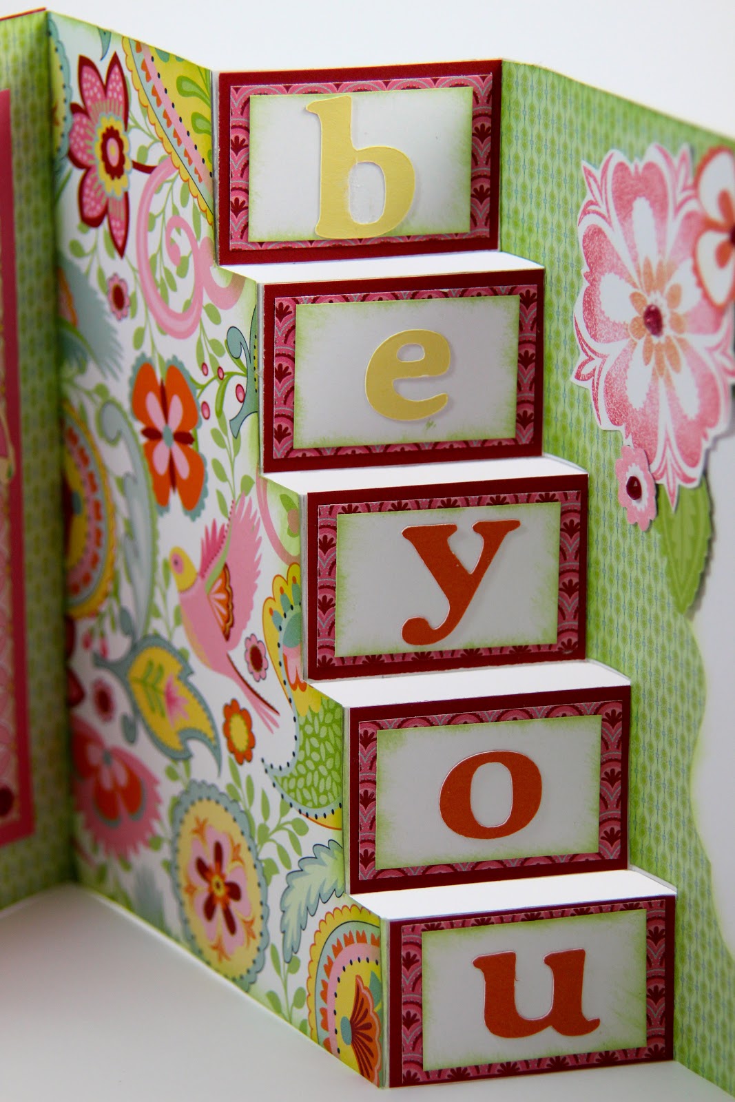 It's a Girl Thing!: Chantilly Stair Step Card including video tutorial