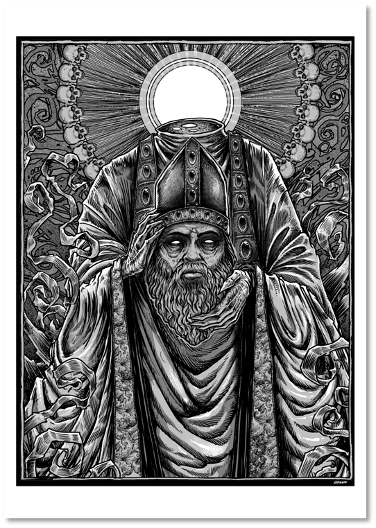 INSIDE THE ROCK POSTER FRAME BLOG: Godmachine The Headless Saints Prints