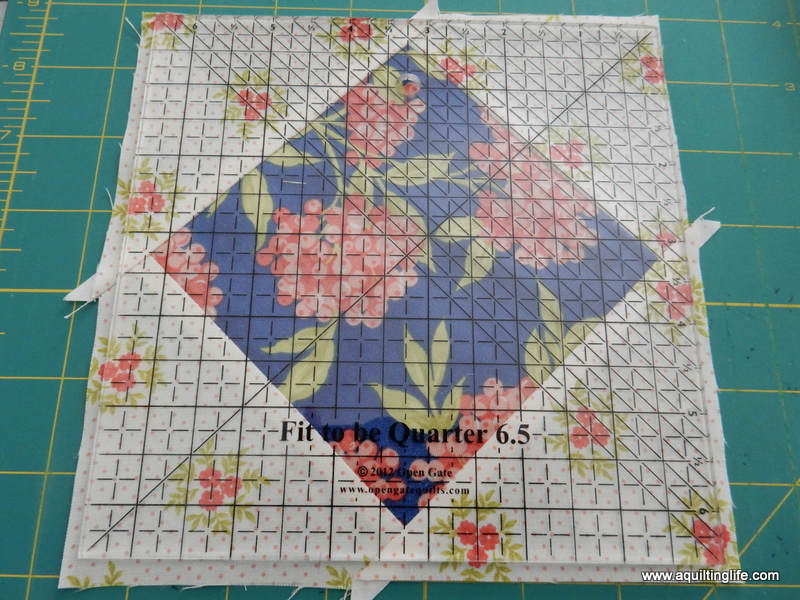 Square in a Square Block Tutorial | A Quilting Life - a quilt blog