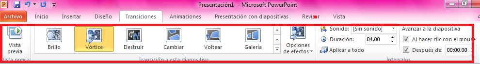 PowerPoint: FUNCIONES DE POWERPOINT