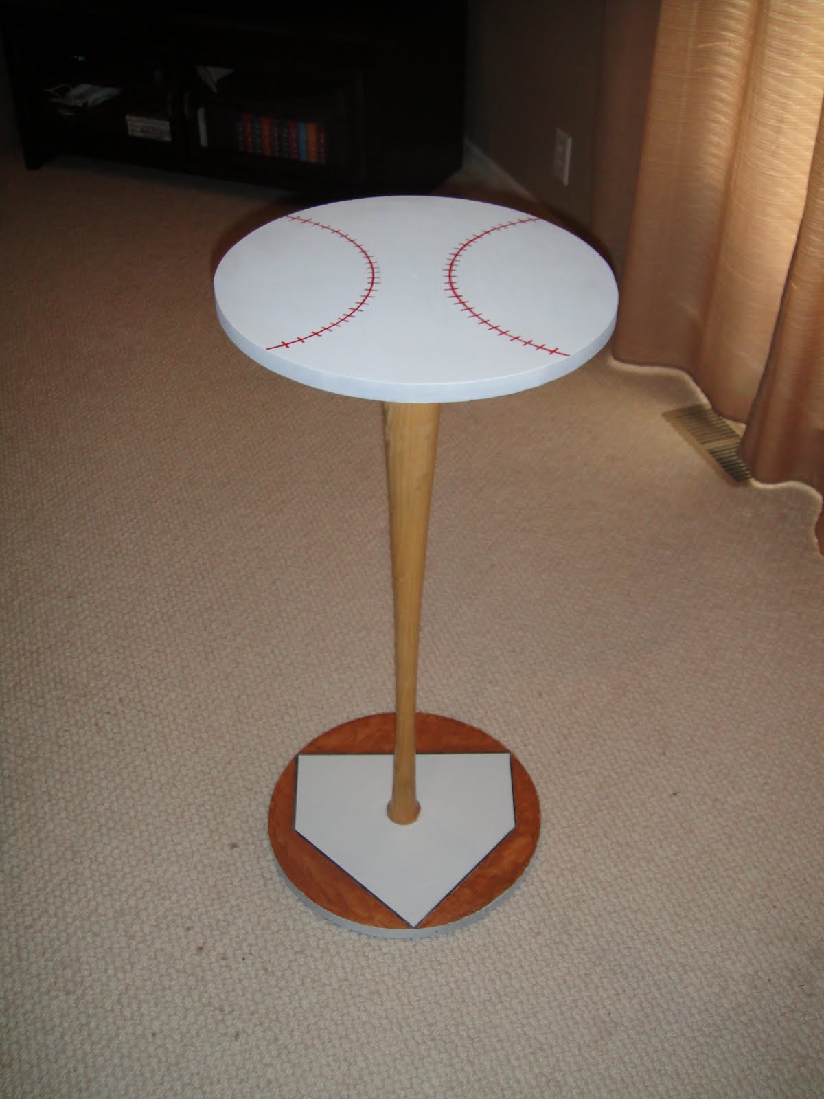 Love On The Inside: Baseball Bat Table