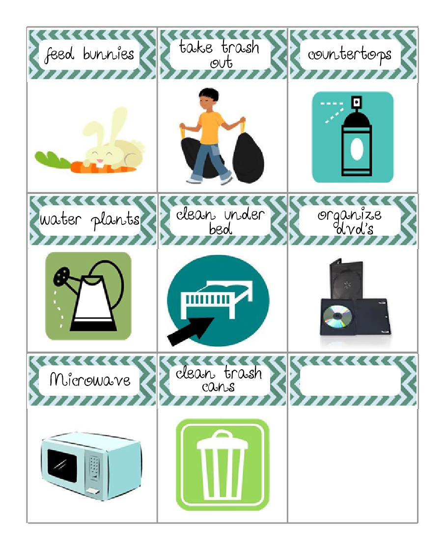 Miss Poppins: Chore Cards