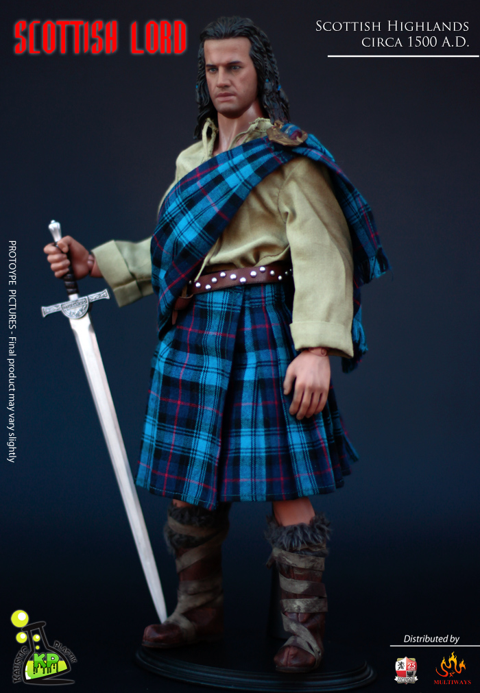 toyhaven: Kaustic Plastik's New 1/6th scale Scottish Warrior is 12-inch ...