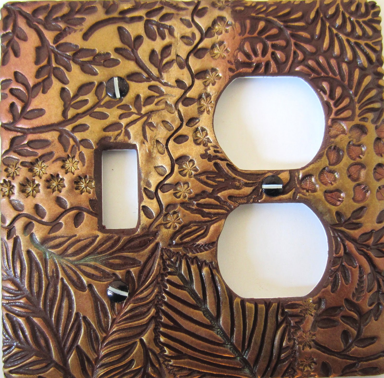 Geometals/Metro Decor: Artisan Made Switch Plates