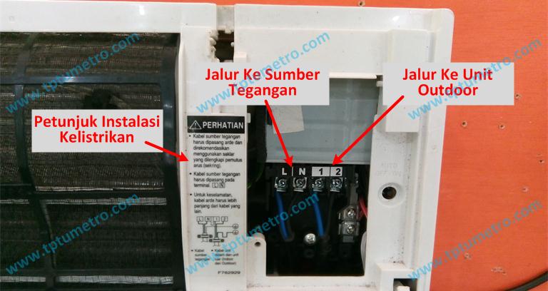 CARA MEMASANG UNIT INDOOR AC SPLIT, LANGKAH INSTALASI UNIT INDOOR AC ...