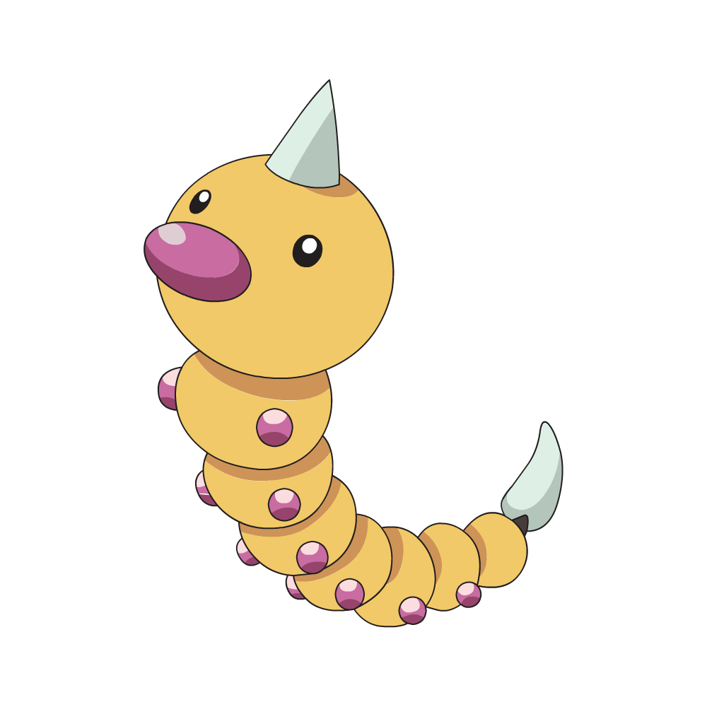 Pokenautas: Weedle e suas evoluções Kakuna e Beedrill