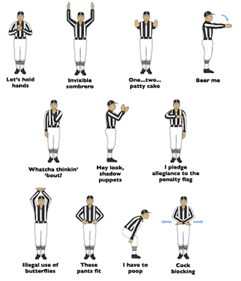 BLADE 7184: Football Referee Symbols