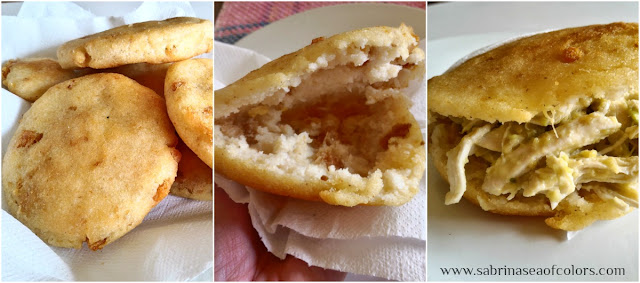 Arepas de chicharrón #Díamundialdelaarepa - Sabrina´s Sea of Colors
