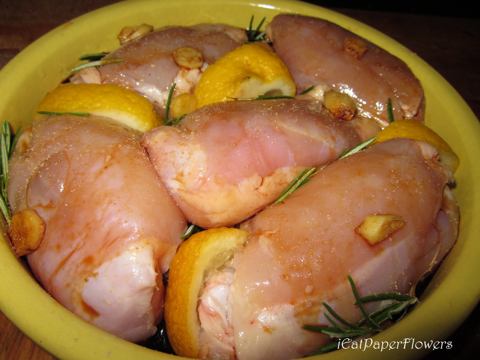 iEatPaperFlowers: Pollo marinato allo zenzero e salsa di soia