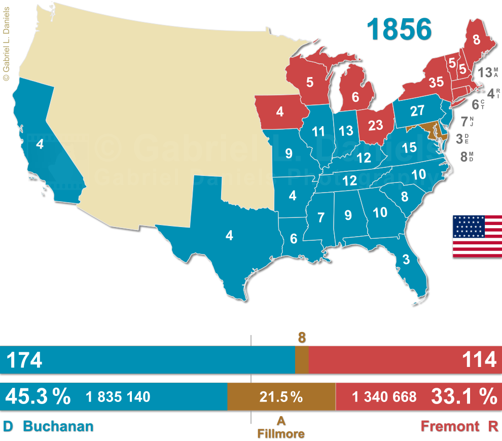 Gabriel Daniels Photography: Vectoring: US presidential election maps