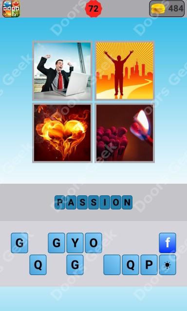 The New: 4 Pic 1 Word Level 72 Answer ~ Doors Geek