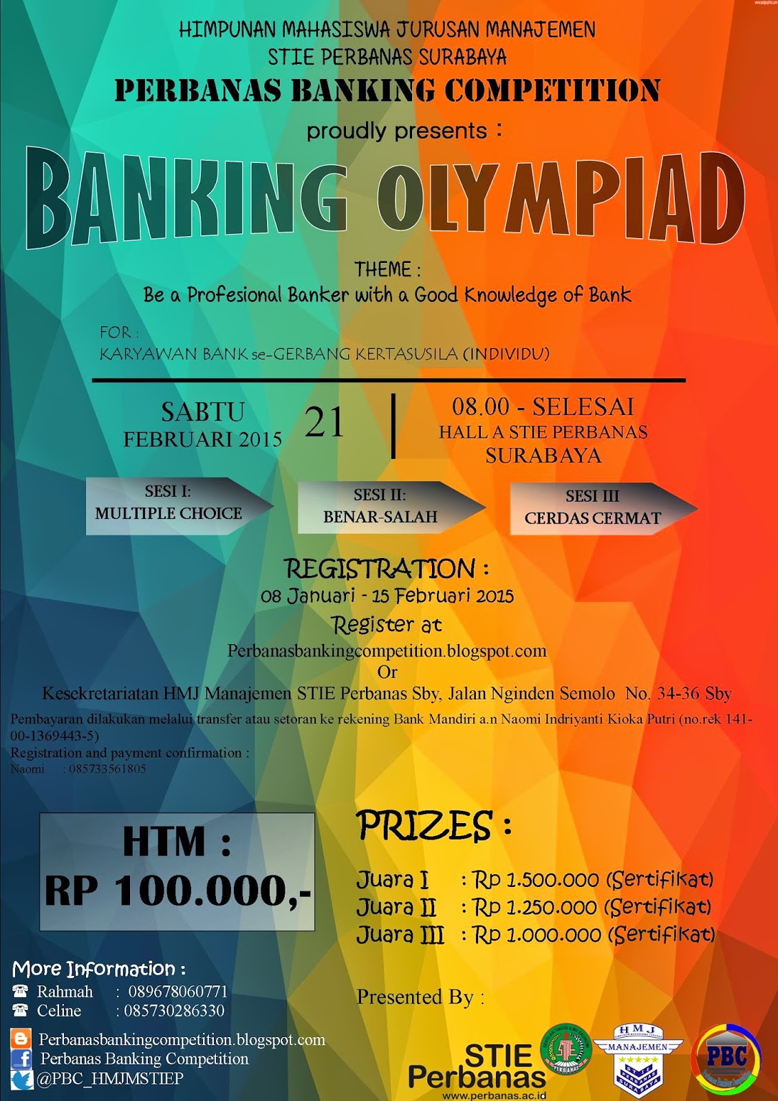 Perbanas Banking Competition: Banking Olympiad - Cerdas Cermat ...
