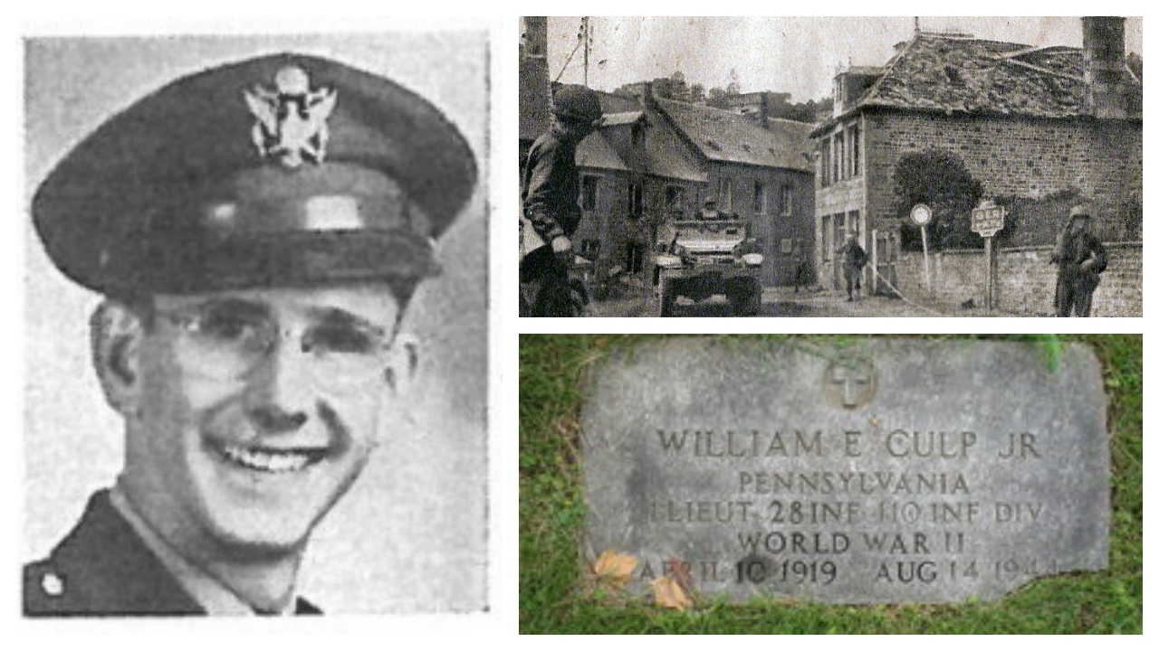 WW2 Fallen 100: WW2 Normandy Fallen - William Culp, 28th Infantry Division
